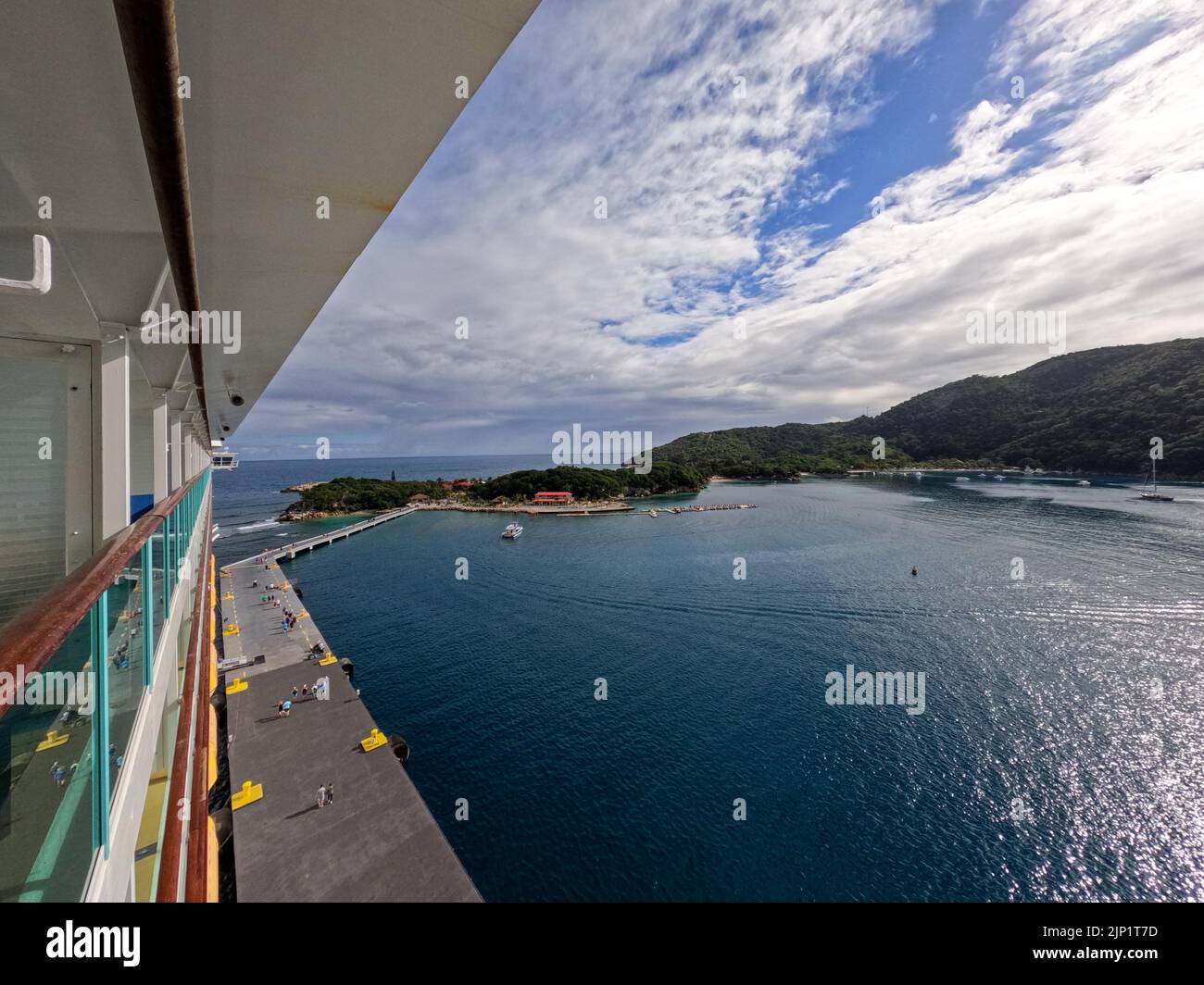 Labadee, Haiti - February 15, 2022: An aerial view of Labadee a Royal ...