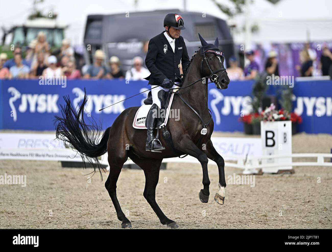 Herning, Denmark. 14th Aug, 2022. World Equestrian Games. Pepo Puch ...