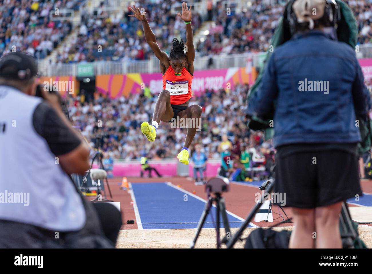 07-8-22 - Deborah Acquah, Ghana, in the women's long jump final at the ...
