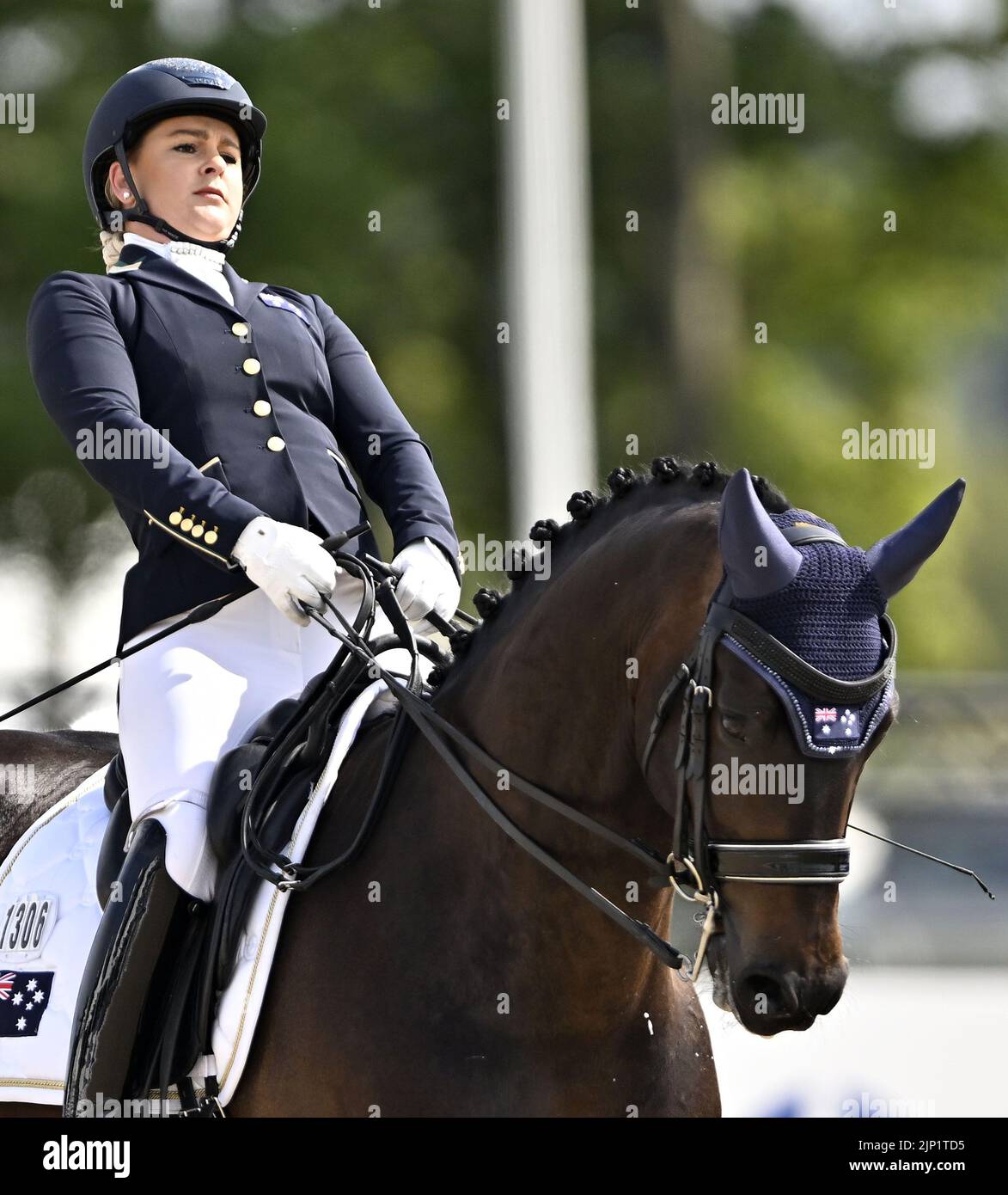 Herning, Denmark. 14th Aug, 2022. World Equestrian Games. Emma Booth ...
