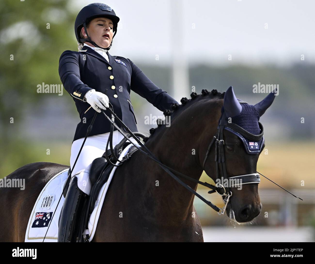 Herning, Denmark. 14th Aug, 2022. World Equestrian Games. Emma Booth ...