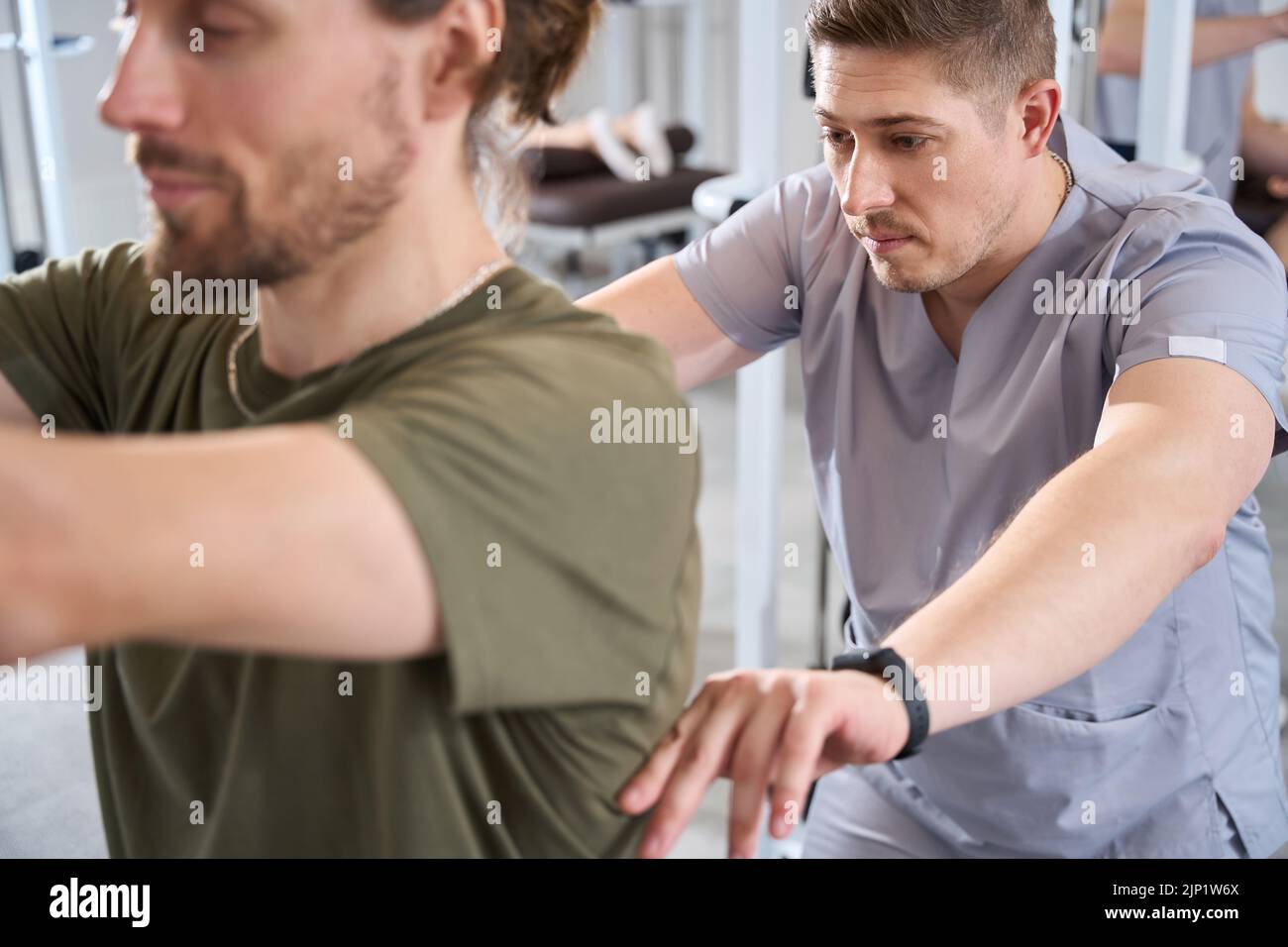 Injured soldier recovery hi-res stock photography and images - Alamy