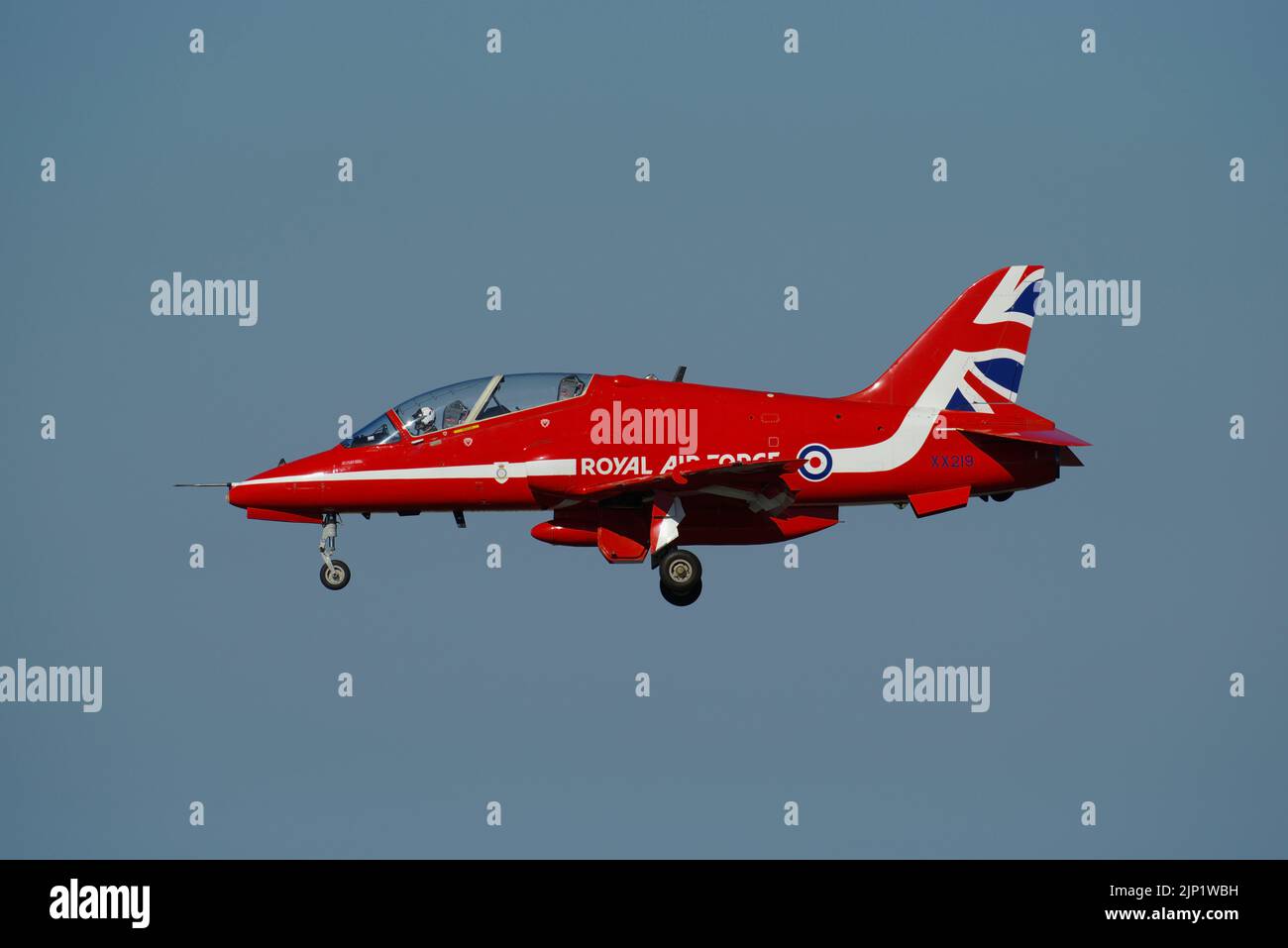R A F Aerobatic Team, Red Arrows, RAF Valley Anglesey 2022 Stock Photo ...