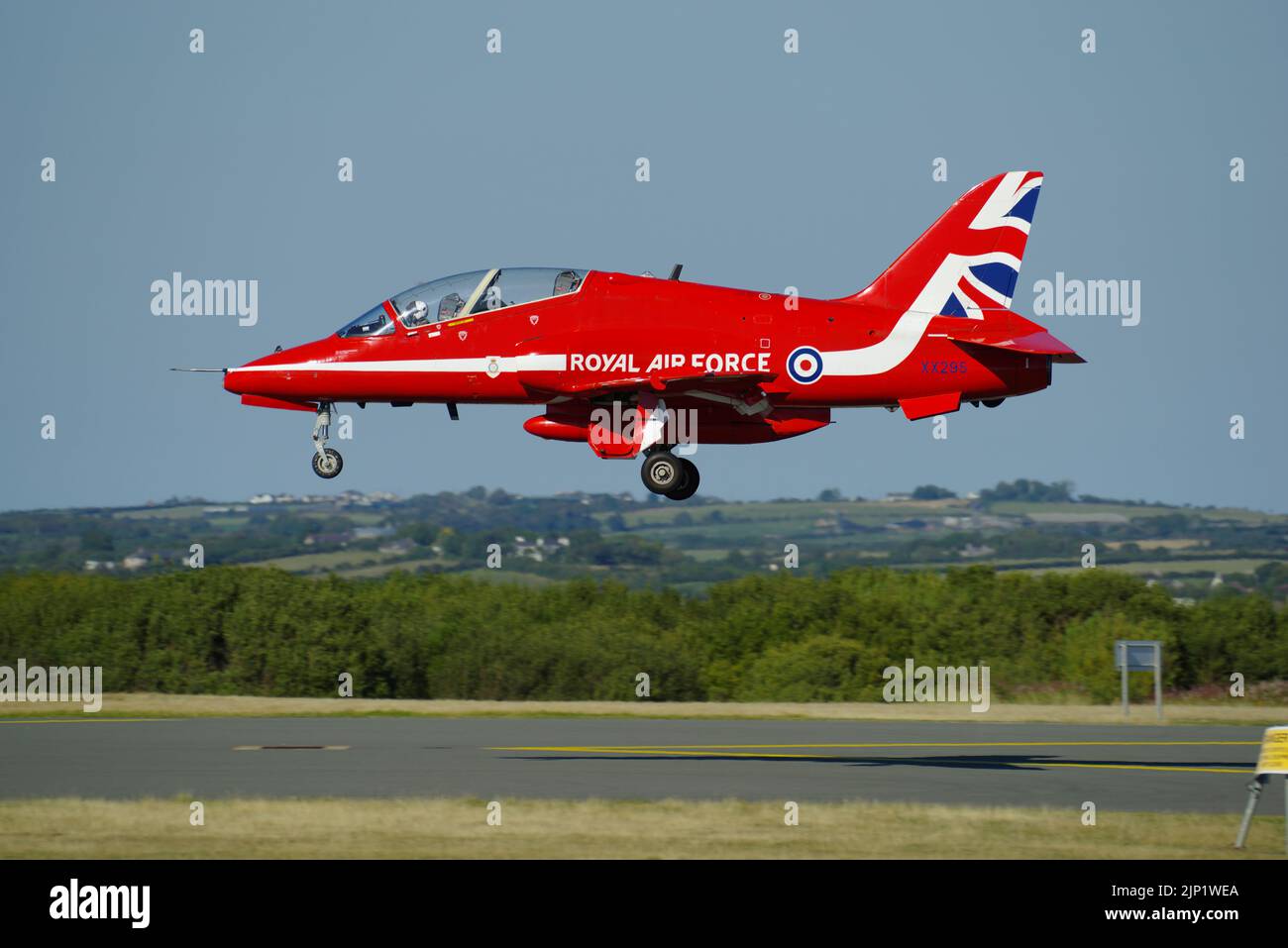 R A F Aerobatic Team, Red Arrows, RAF Valley Anglesey 2022 Stock Photo ...