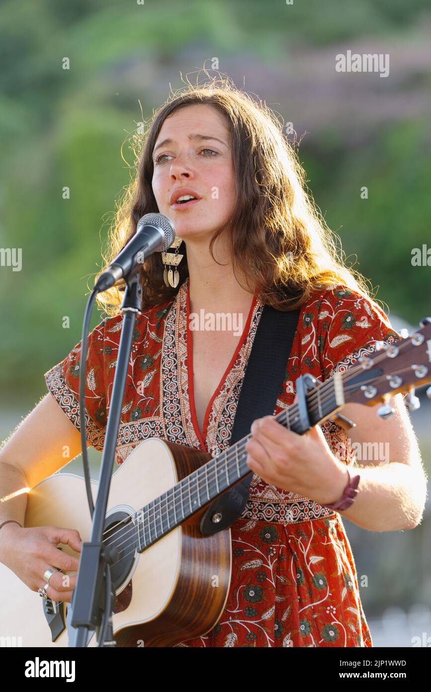 Meryl Elin Singing at Amlwch, Green Spaces Dark Skies event. Anglesey ...