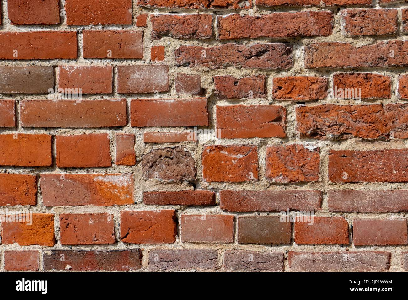 Old weathered red brick wall background Stock Photo - Alamy
