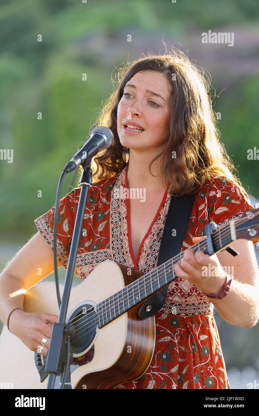 Meryl Elin Singing at Amlwch, Green Spaces Dark Skies event. Anglesey ...
