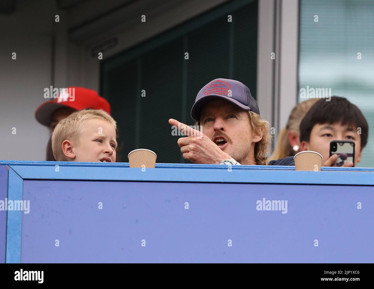 London, UK. 14th Aug, 2022. Actor Owen Wilson during the Premier League ...
