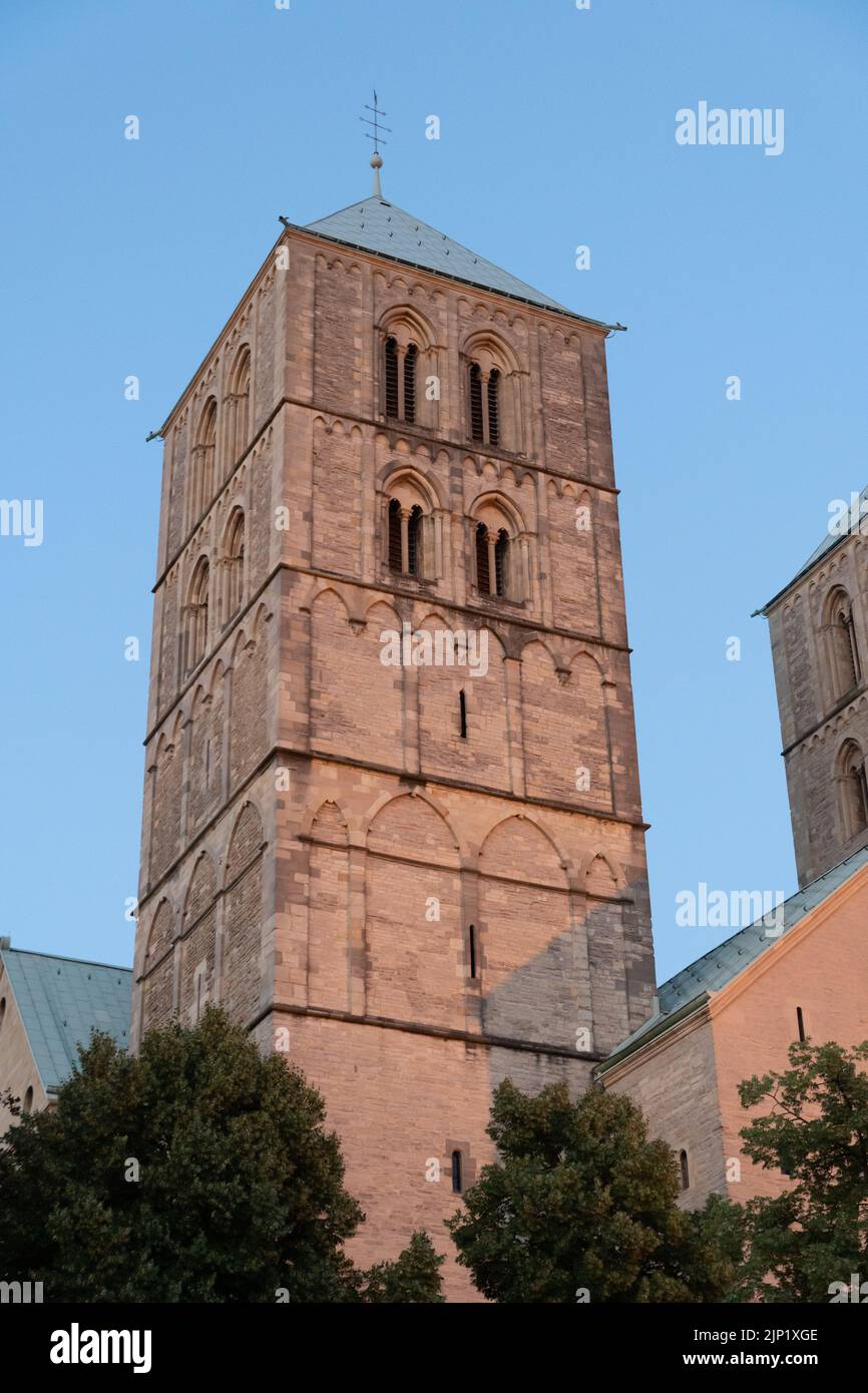 Muenster, Germany, July 8, 2022 Historic Saint Paulus Dom church in the ...