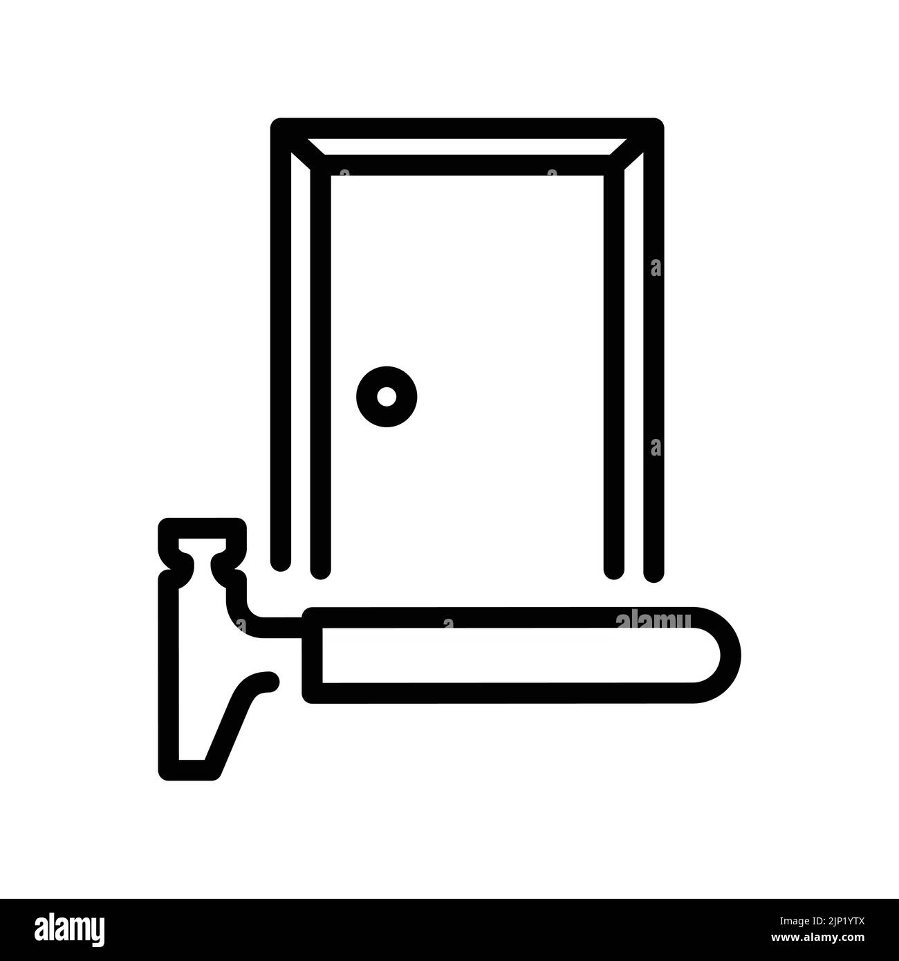 Installation door Stock Vector Images - Alamy