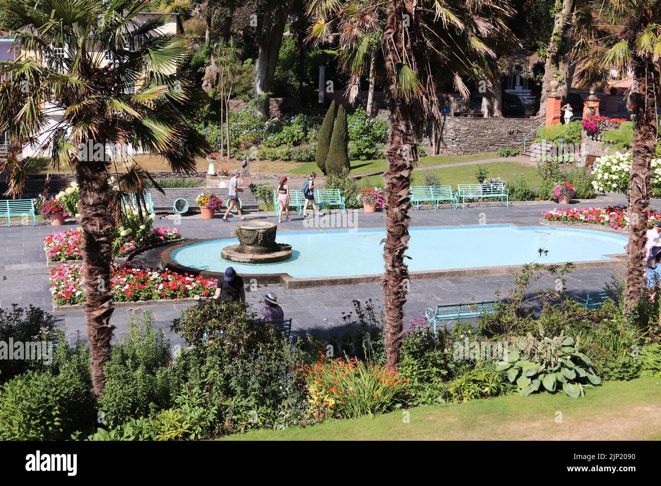 Portmeirion is a tourist style Italian village in Gwynedd North Wales ...