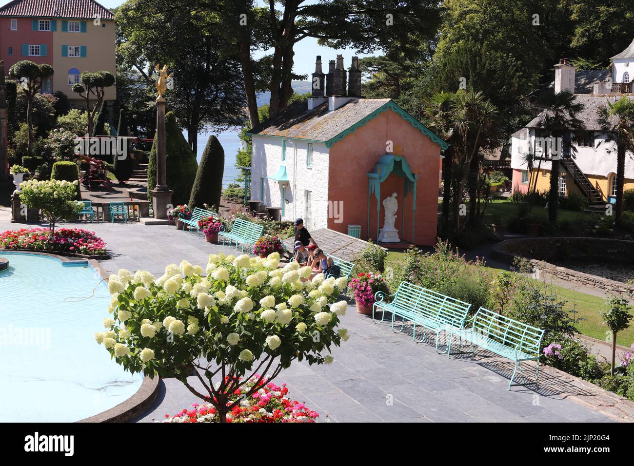 Portmeirion is a tourist style Italian village in Gwynedd North Wales ...