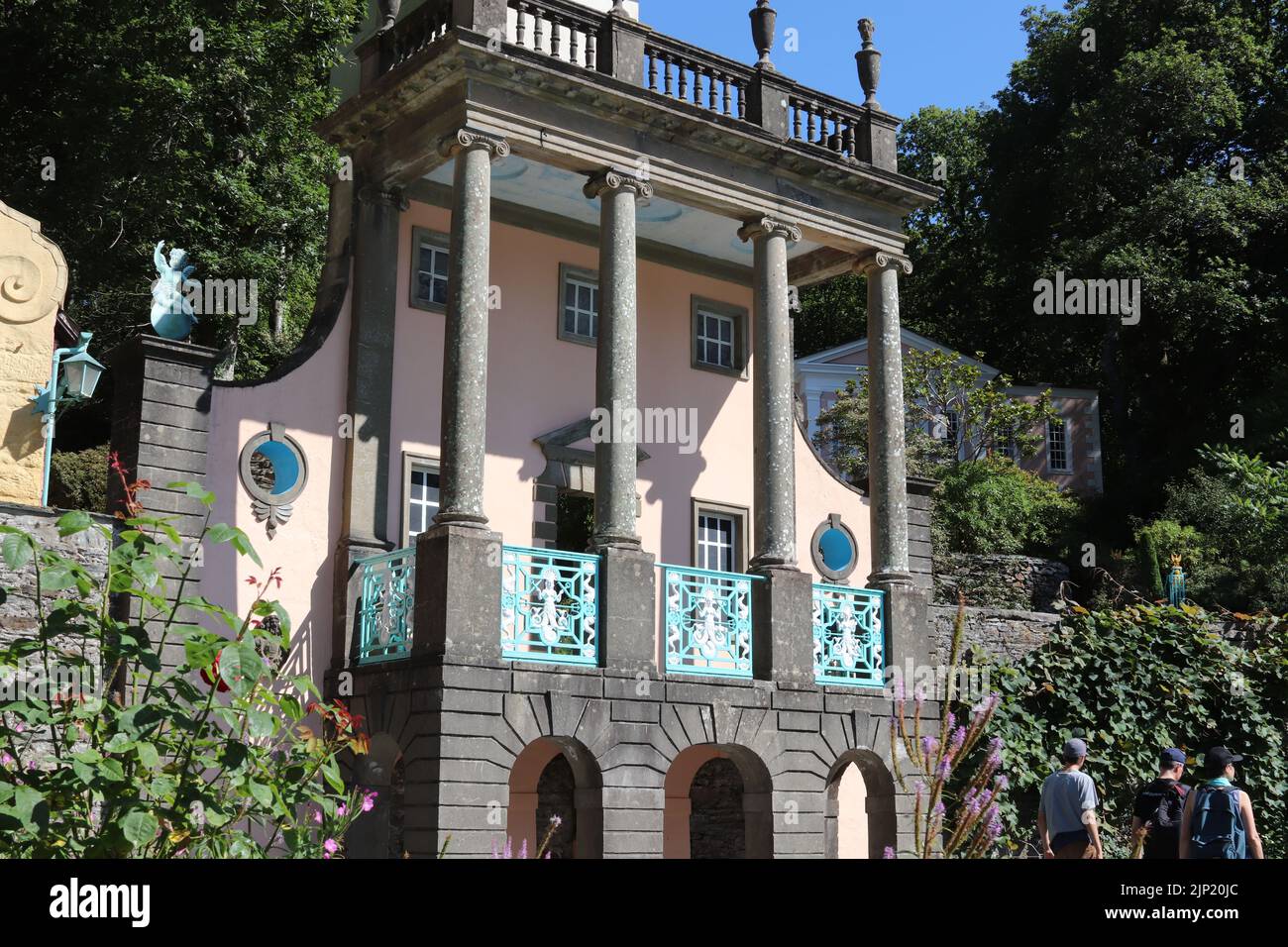 Portmeirion is a tourist style Italian village in Gwynedd North Wales ...
