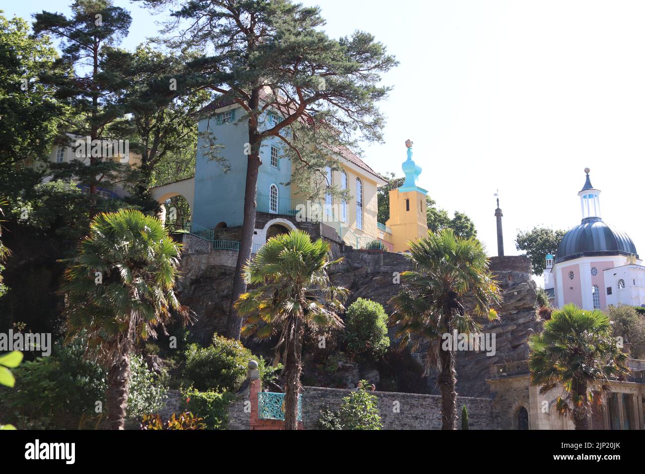 Portmeirion is a tourist style Italian village in Gwynedd North Wales ...