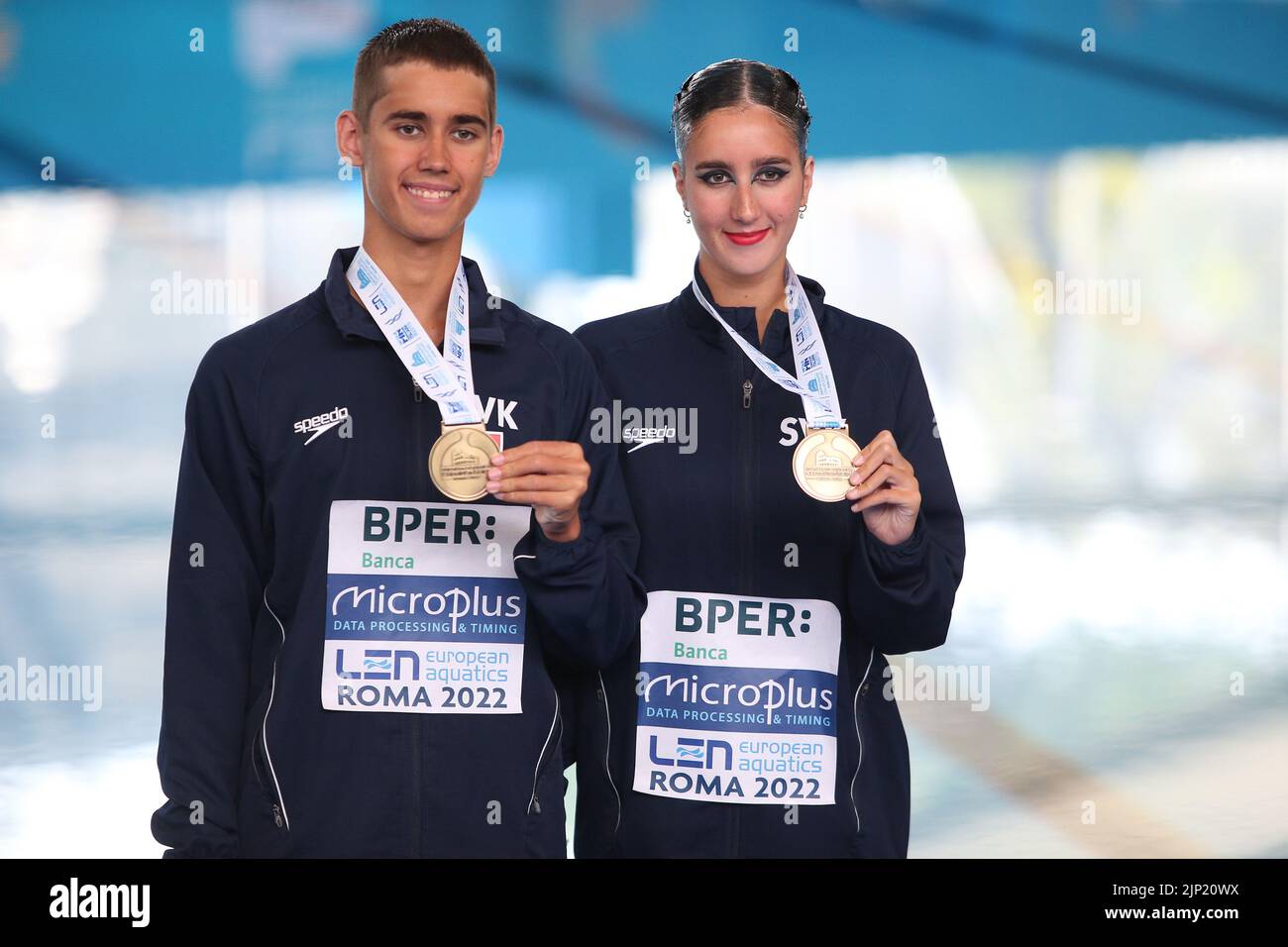 Rome, Italy. 15th Aug, 2022. Rome, Italy 15.08.2022: Slovakia team ...