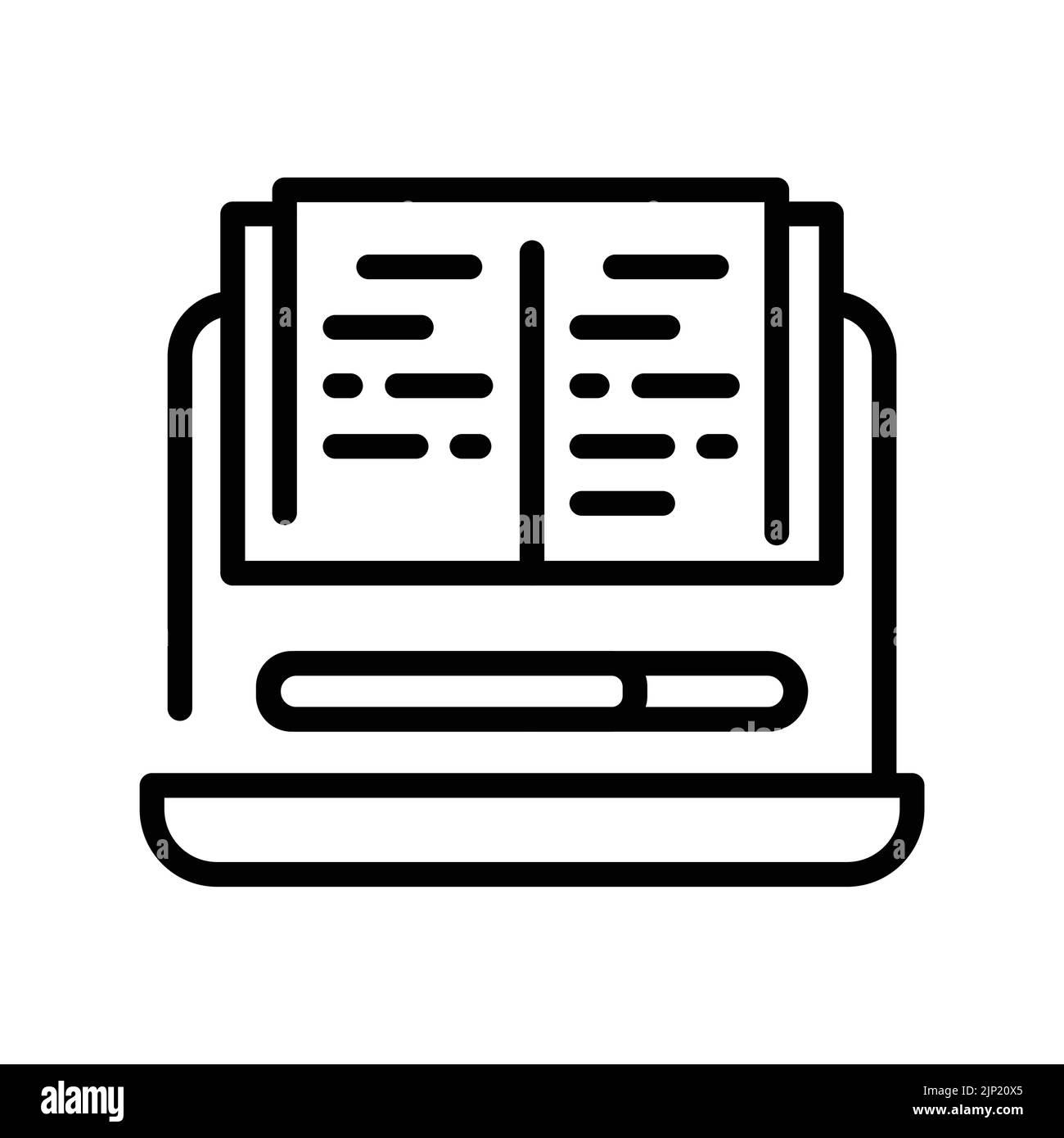 Online learning line icon. Self development Stock Vector Image & Art ...