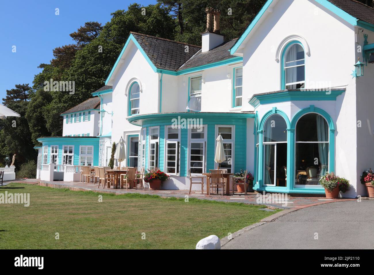 Portmeirion is a tourist style Italian village in Gwynedd North Wales ...