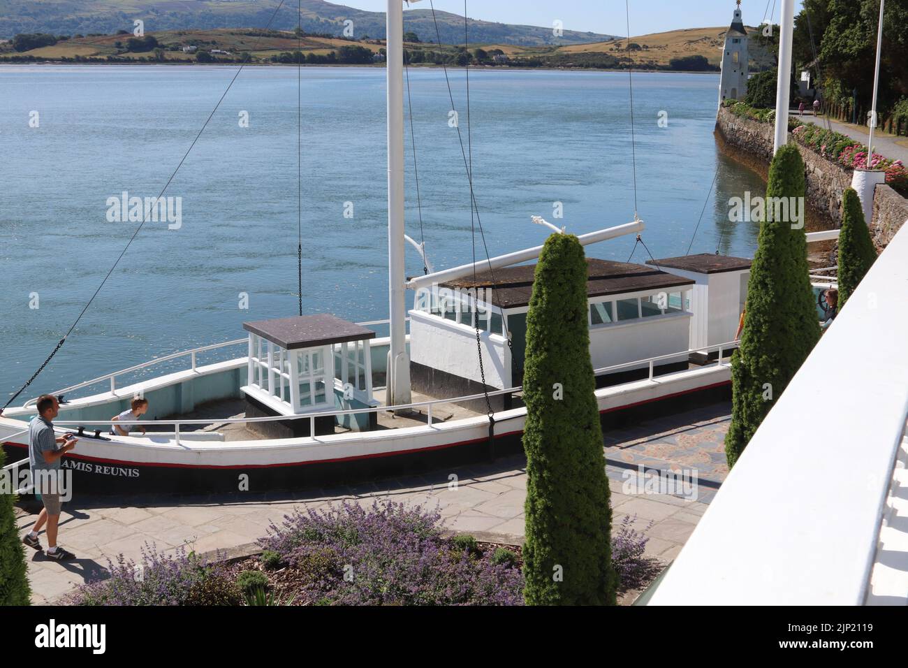 Portmeirion is a tourist style Italian village in Gwynedd North Wales ...