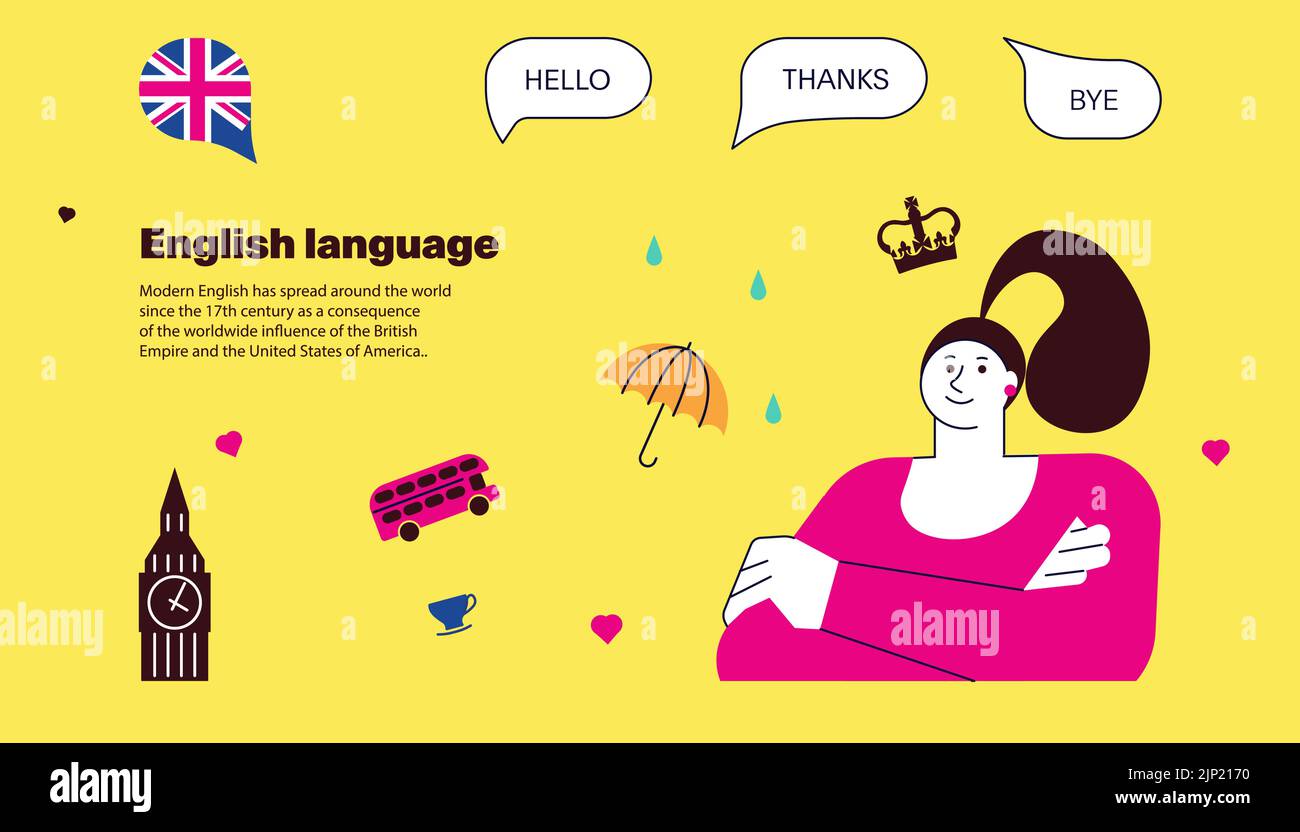 School teach english Stock Vector Images - Alamy