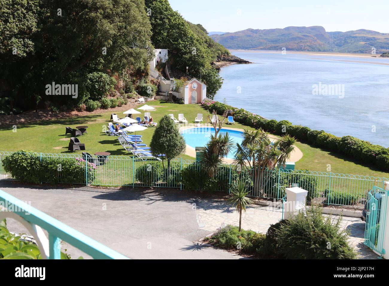 Portmeirion is a tourist style Italian village in Gwynedd North Wales ...