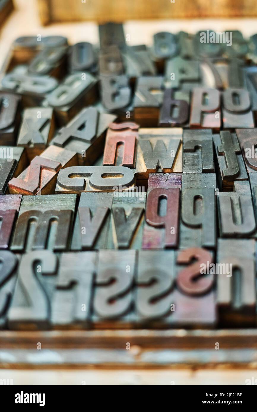 sort set, font, printed letter, sort sets, fonts, löwenzahn font Stock ...