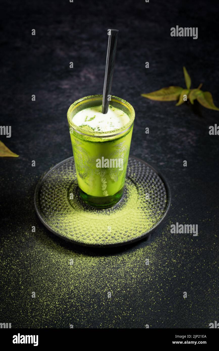 Matcha shots hi-res stock photography and images - Alamy