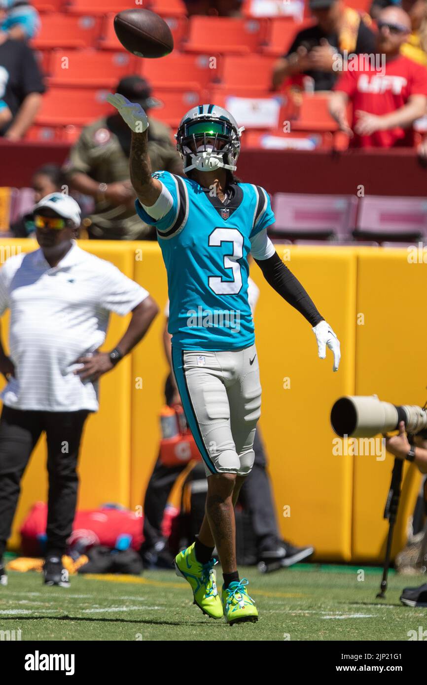 Carolina Panthers wide receiver Robbie Anderson (3) makes a practice ...
