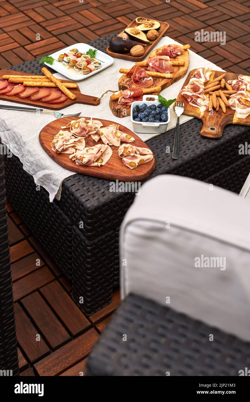 appetizers, served, appetizer, party snack, serveds, amuse gueule Stock ...