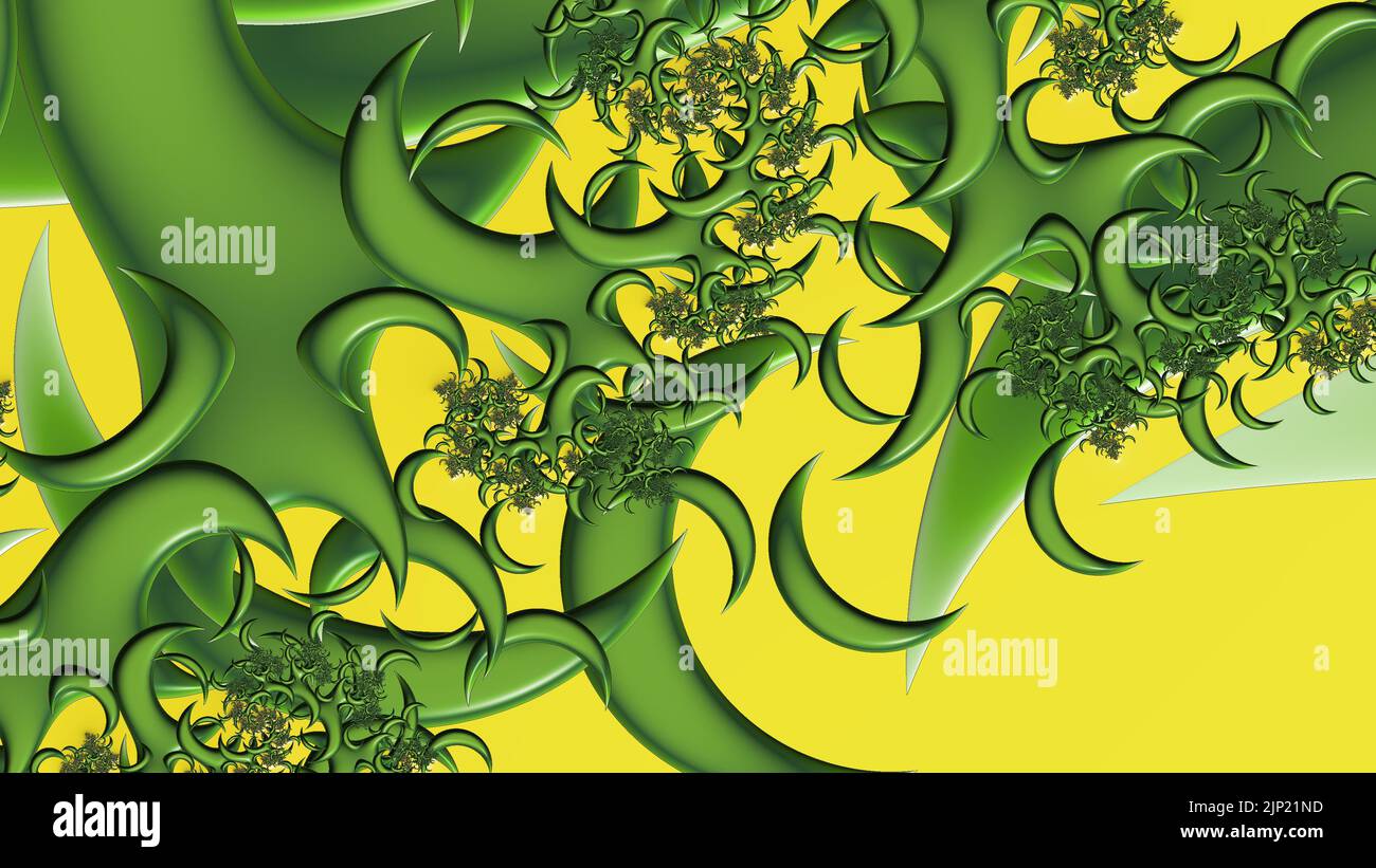 Abstract Computer generated Fractal design. A fractal is a never-ending ...