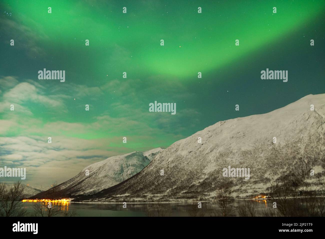 norway, fjord, aurora borealis, troms og finnmark, spektakulär, norways ...