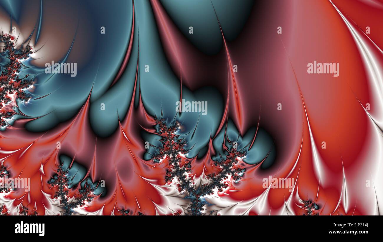 Abstract Computer generated Fractal design. A fractal is a never-ending ...