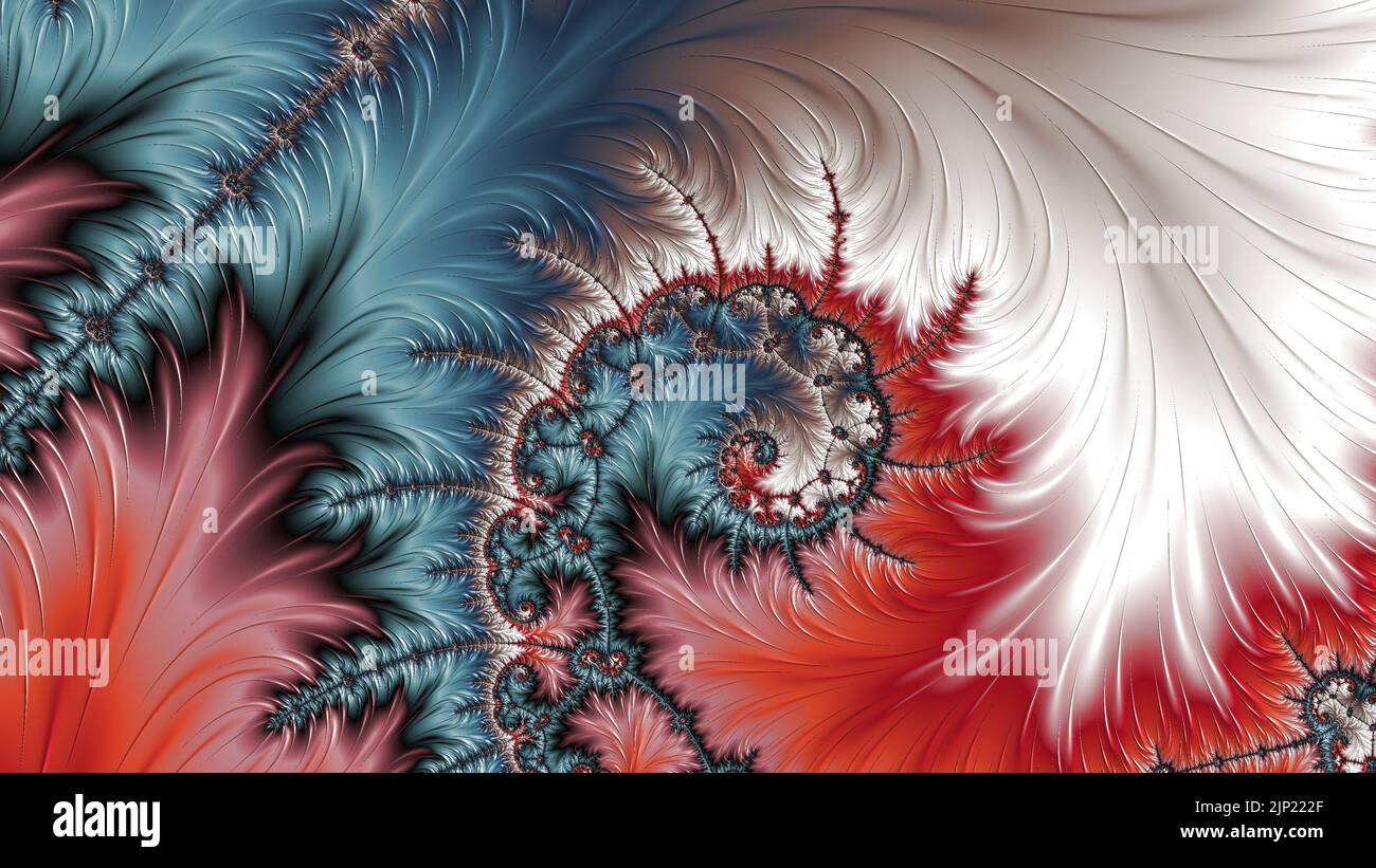 Abstract Computer generated Fractal design. A fractal is a never-ending ...