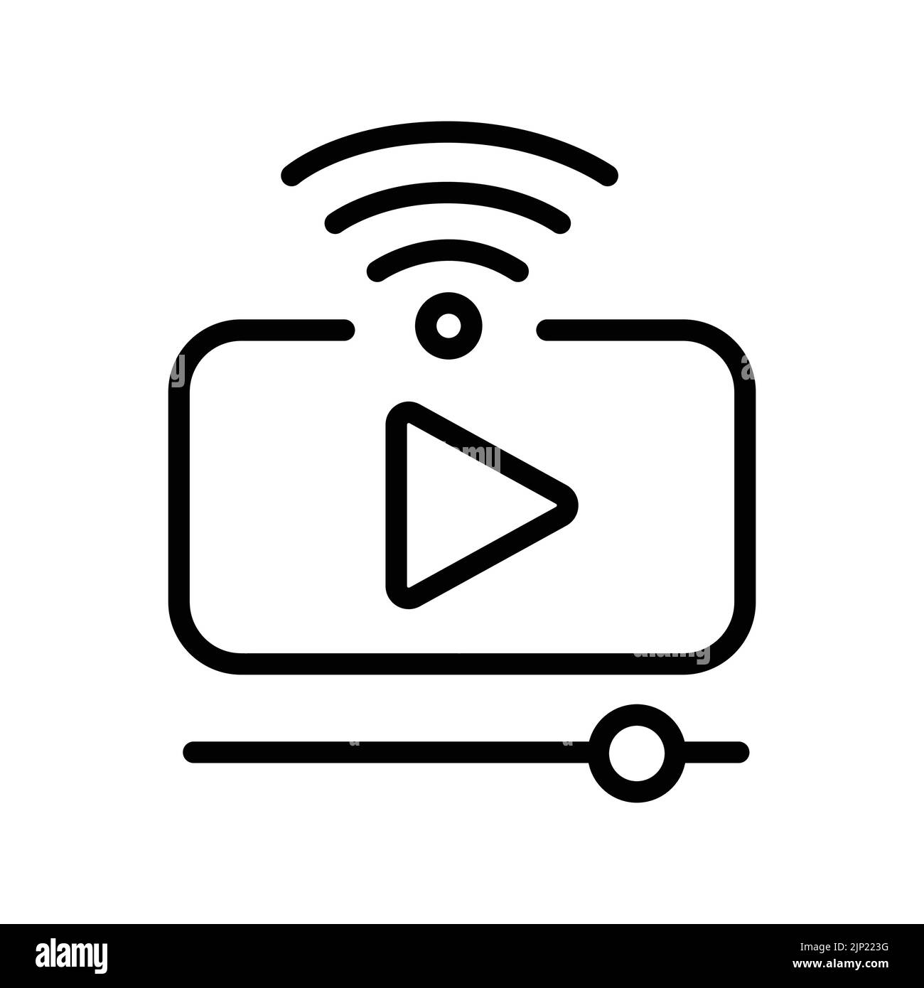 Click subscribe icon outline Stock Vector Images - Alamy