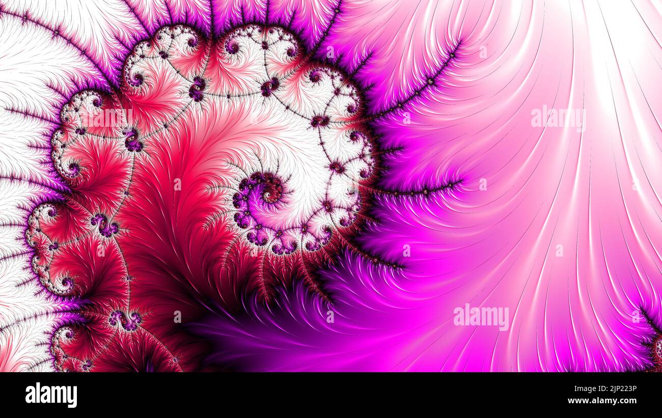 Abstract Computer generated Fractal design. A fractal is a never-ending ...