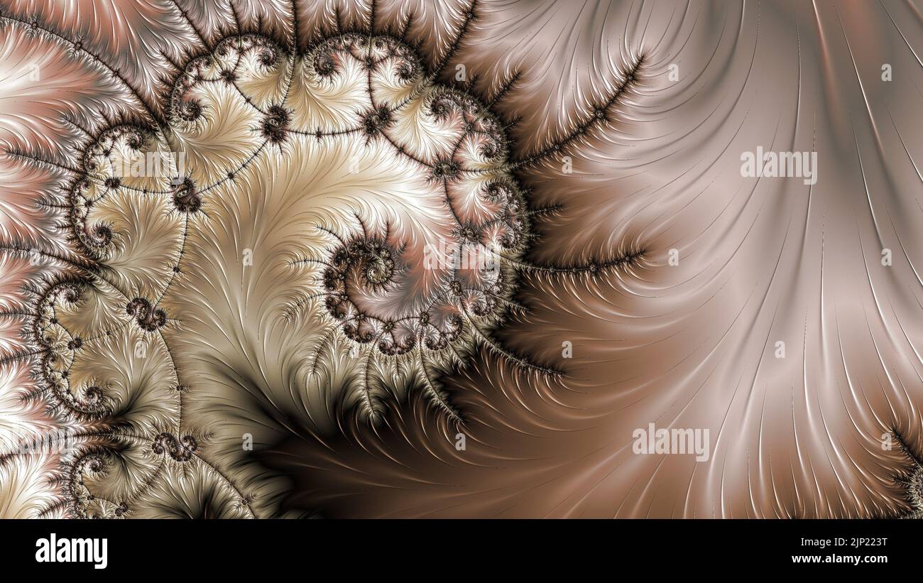 Abstract Computer generated Fractal design. A fractal is a never-ending ...