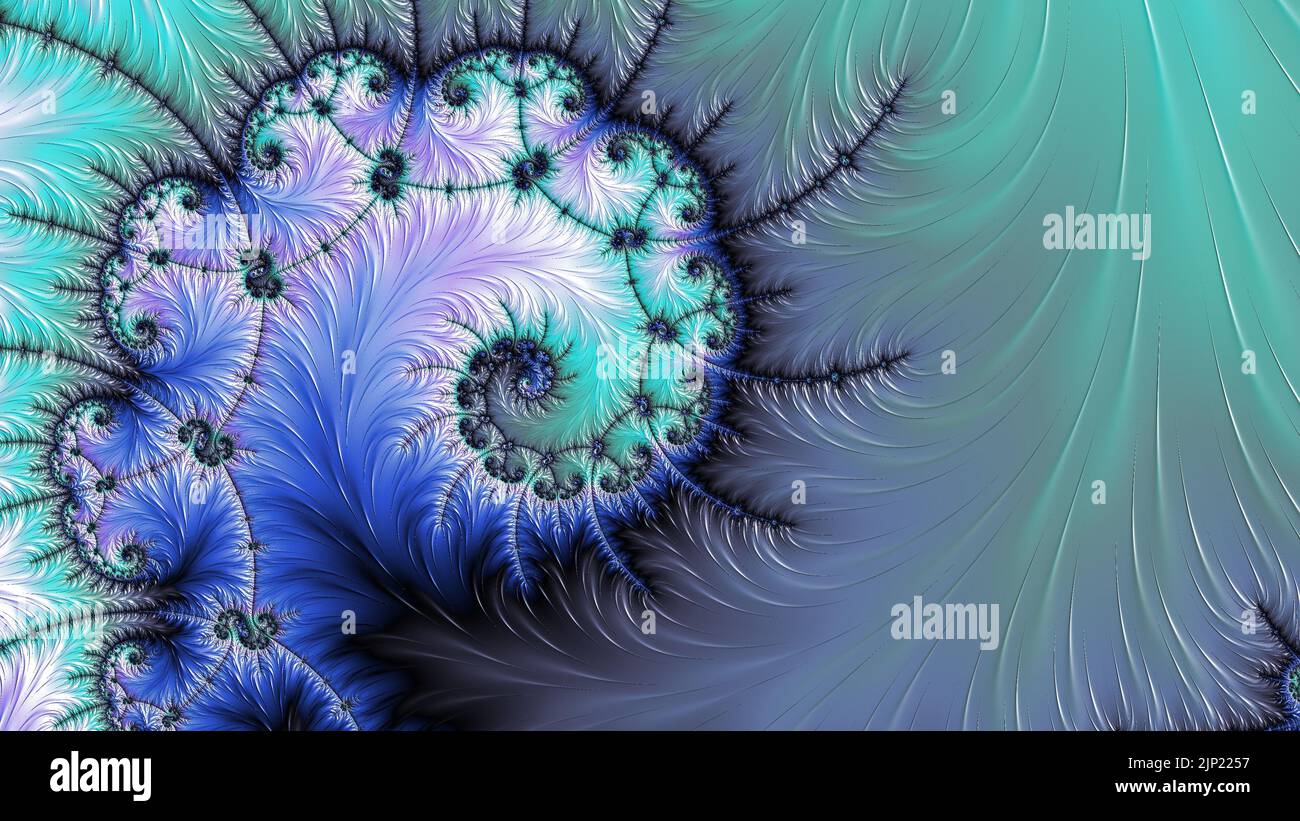 Abstract Computer generated Fractal design. A fractal is a never-ending ...