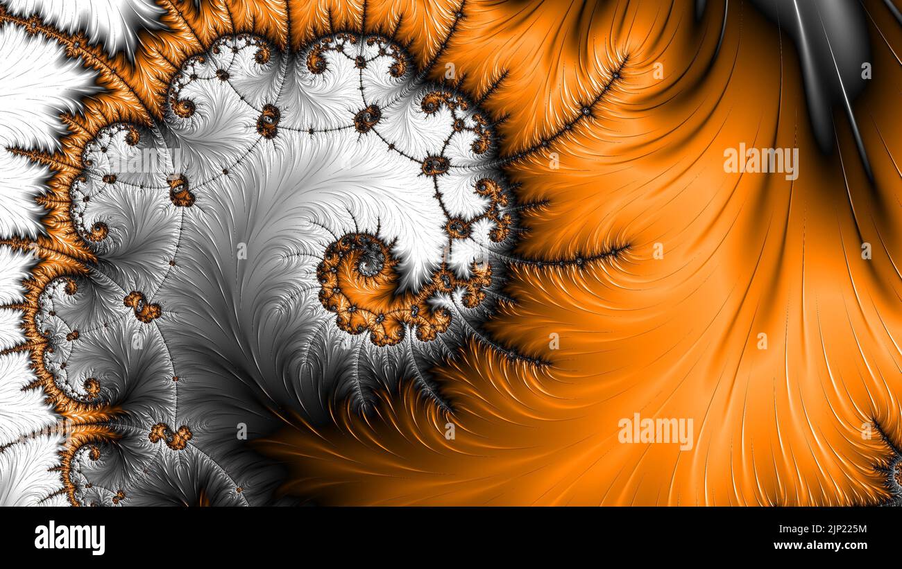 Abstract Computer generated Fractal design. A fractal is a never-ending ...
