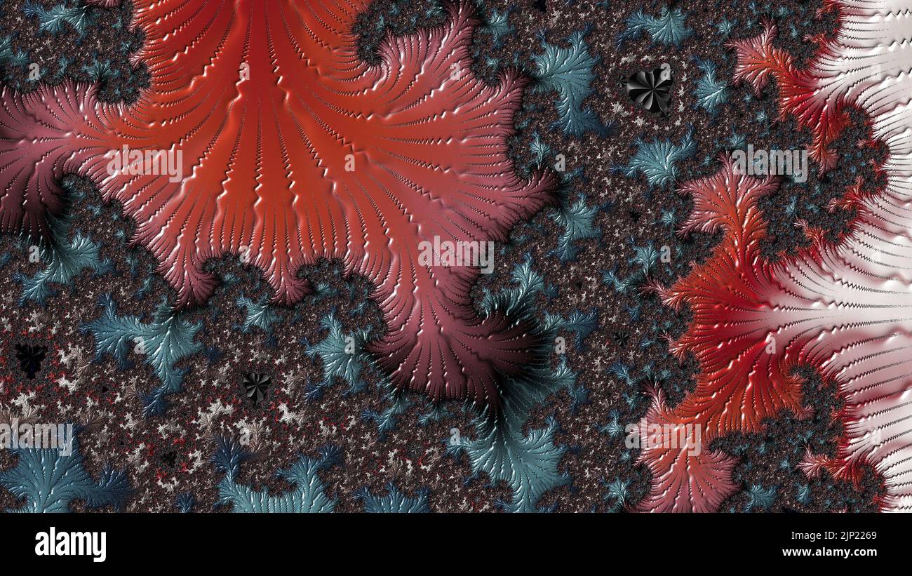 Abstract Computer generated Fractal design. A fractal is a never-ending ...