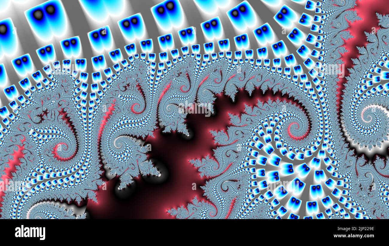 Abstract Computer generated Fractal design. A fractal is a never-ending pattern. Fractals are ...