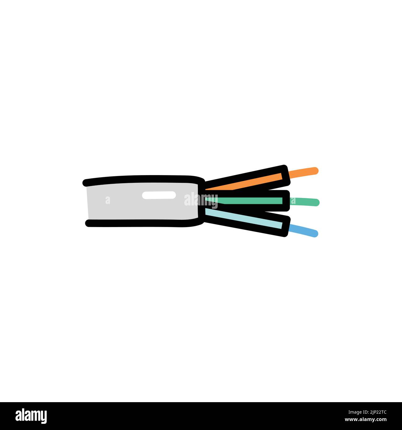 Wire olor line icon. Pictogram for web page Stock Vector Image & Art ...