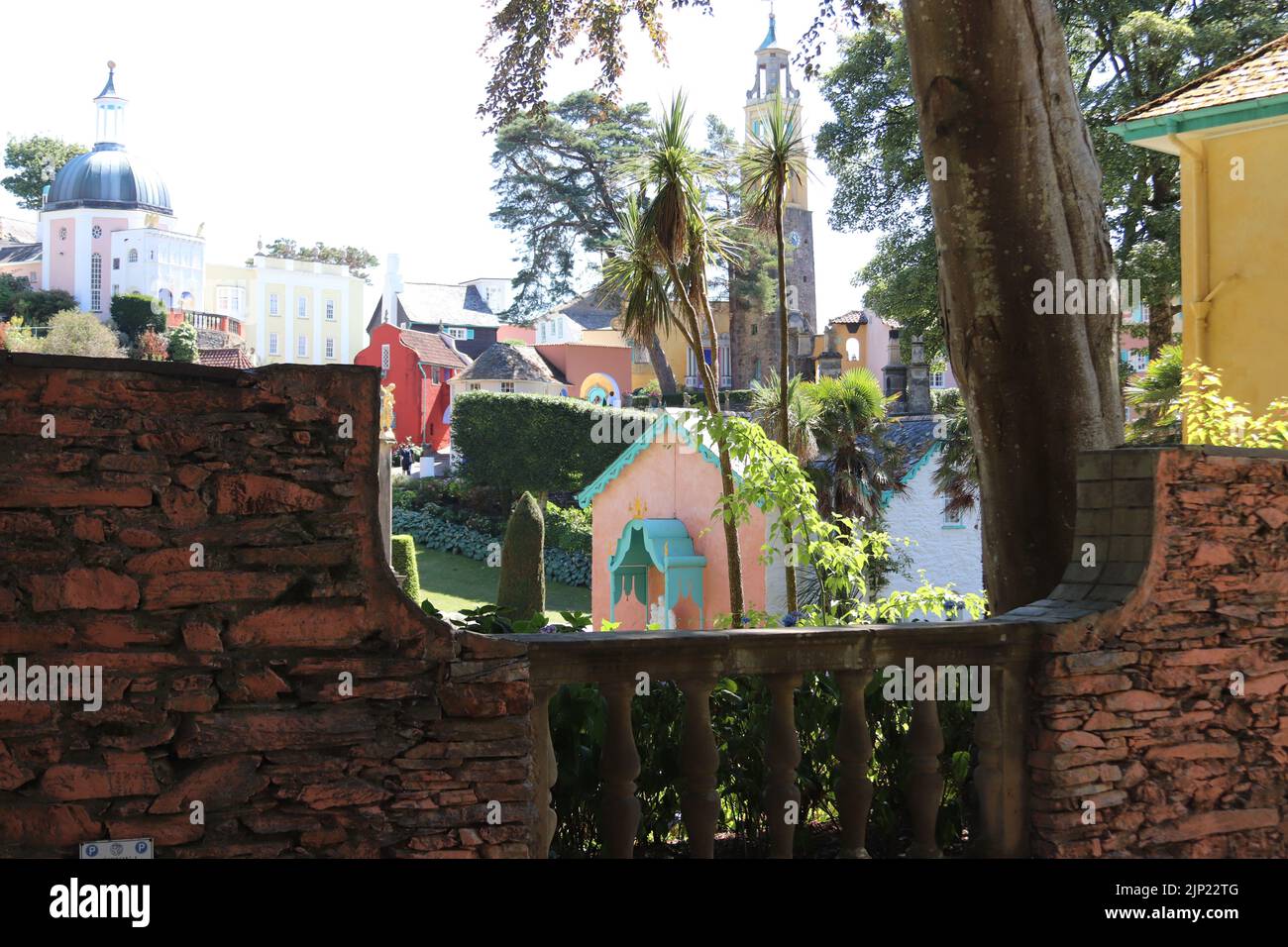 Portmeirion is a tourist style Italian village in Gwynedd North Wales ...