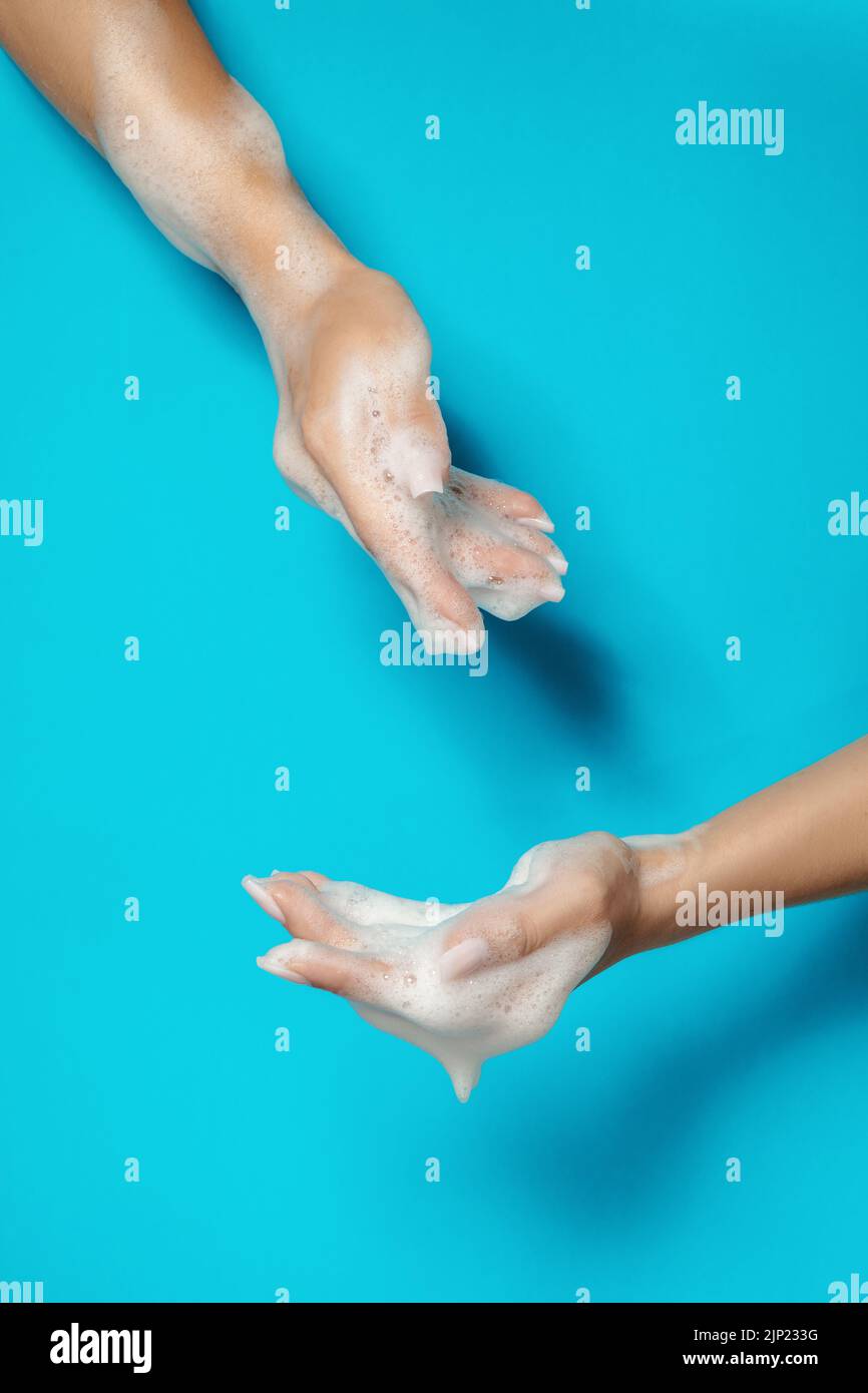 hand, foam, skin, hands, foams, skins Stock Photo - Alamy