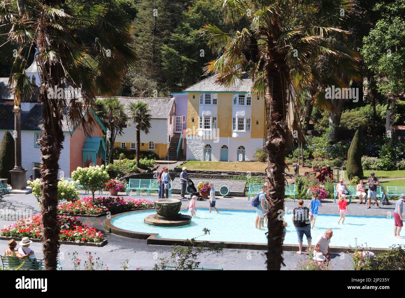 Portmeirion is a tourist style Italian village in Gwynedd North Wales ...