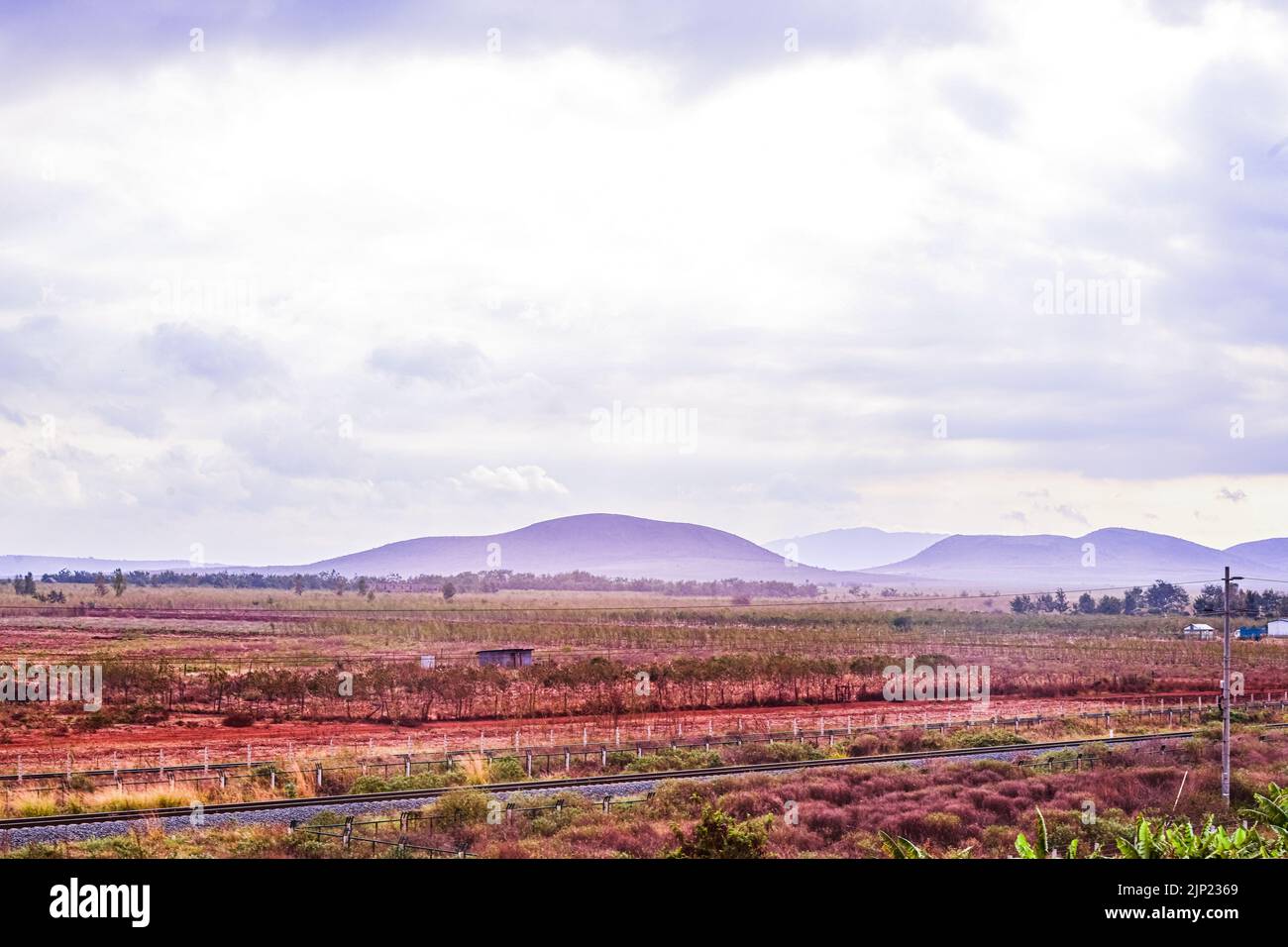 Kenya Landscapes Highway Road field Meadows Emali Oloitoktok Kajiado ...