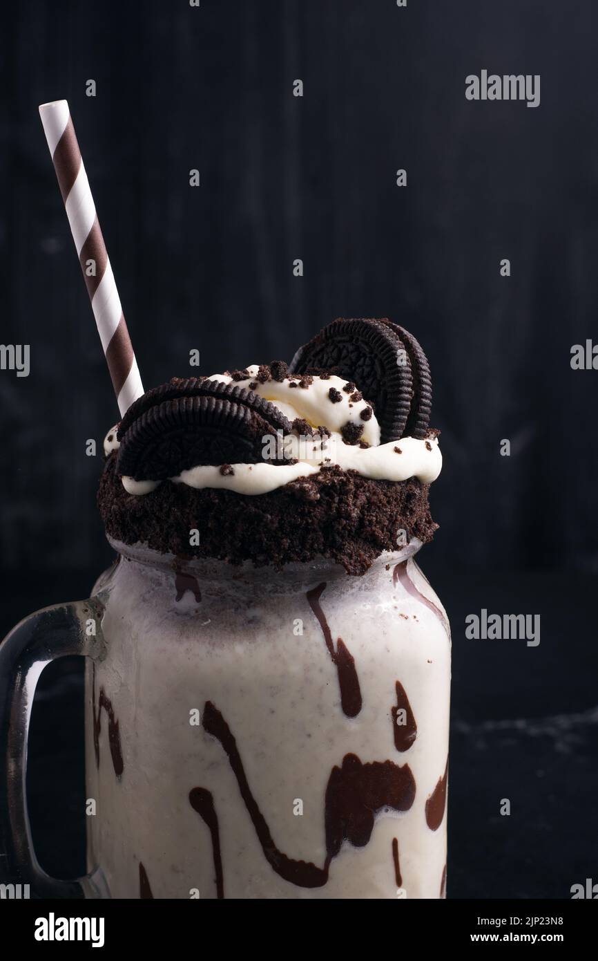 dessert, milk shake, oreo, desserts, milk shakes Stock Photo - Alamy