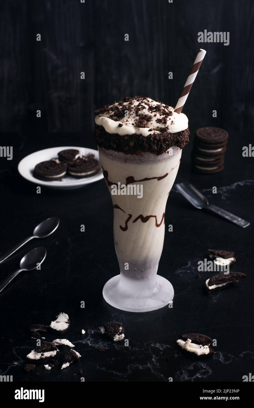 milk shake, oreo, milk shakes Stock Photo - Alamy