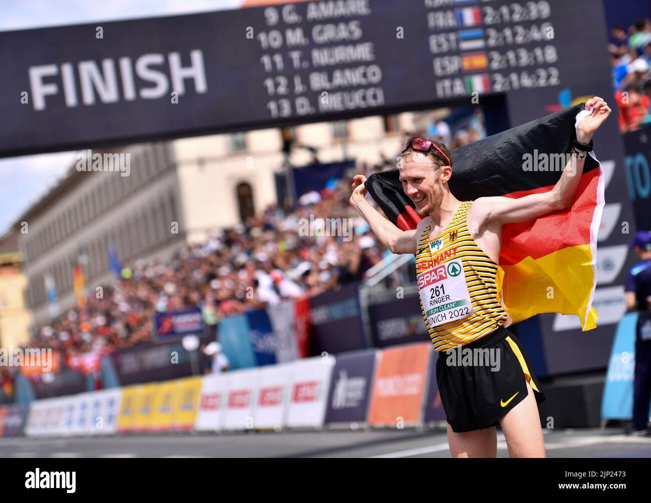 Munich, Germany. 15th Aug, 2022. Athletics: European Championships ...