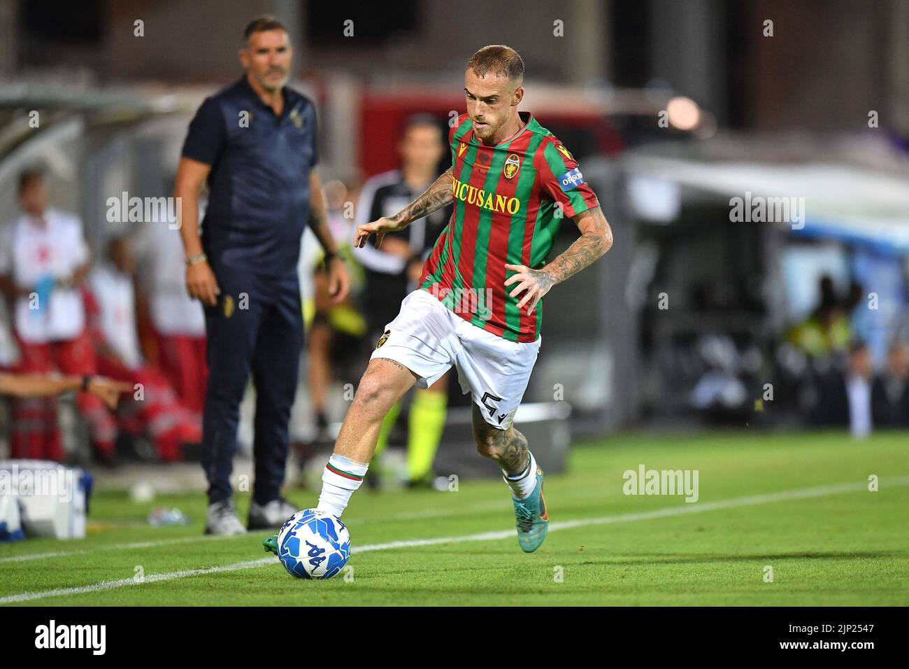 Cino e Lillo Del Luca stadium, Ascoli, Italy, August 14, 2022, Antonio ...