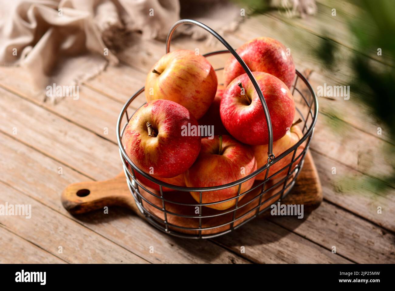 apple, harvest, wire basket, apples, harvests, wire baskets Stock Photo ...