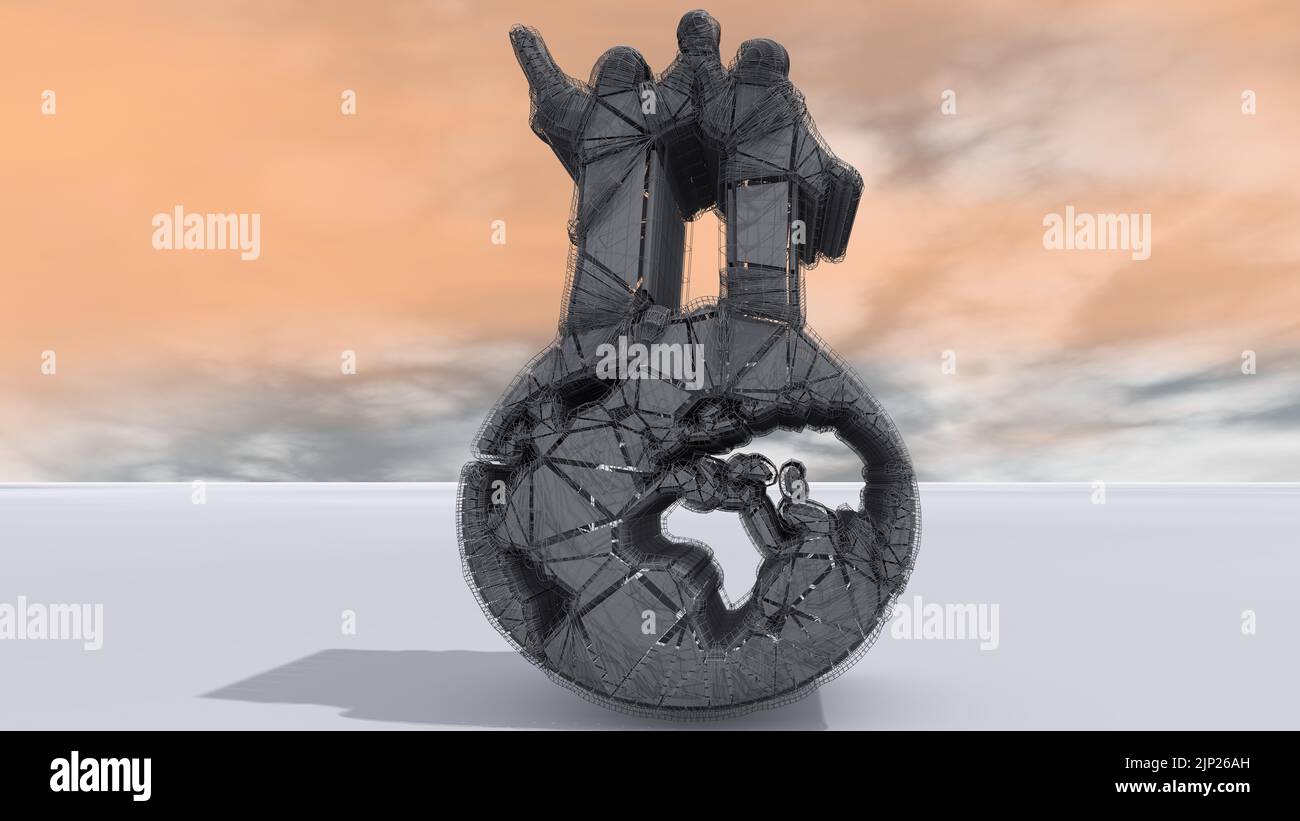 To who ever I am a maula, this Ali is also their maula. 3D Illustration ...